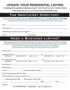Nantucket Directory